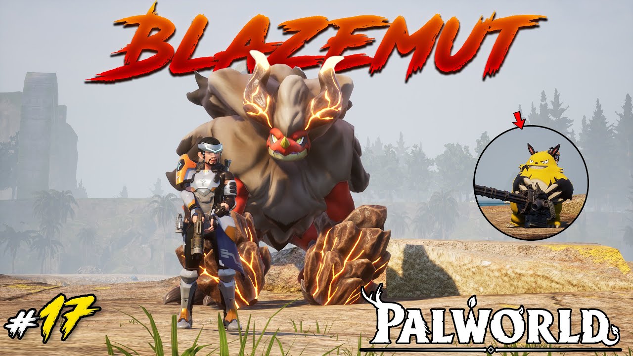 Fight With BLAZEMUT | Palworld In Telugu | #17 | GMK GAMER - YouTube