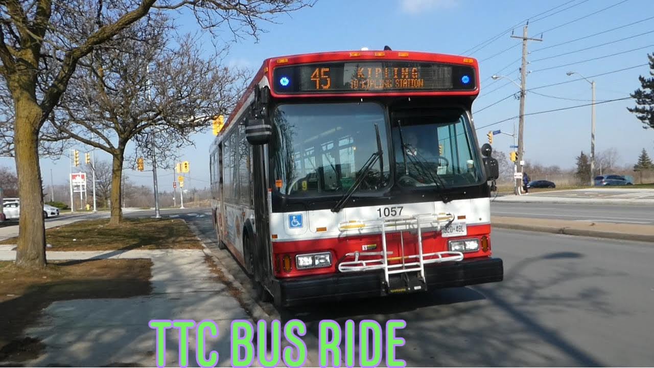 Toronto TTC 45 Kipling Bus Ride - Full Route 11/23/2022 - YouTube
