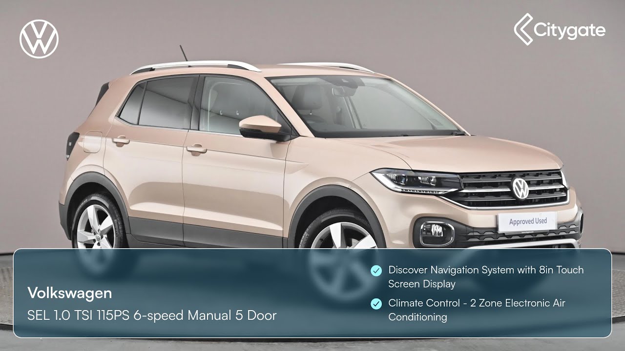 Volkswagen T-Cross - SEL 1.0 TSI 115PS 6-speed Manual 5 Door - Citygate ...