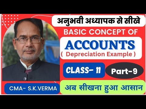 Depreciation Example | Class 11 accountancy | Basics Concept of account ...