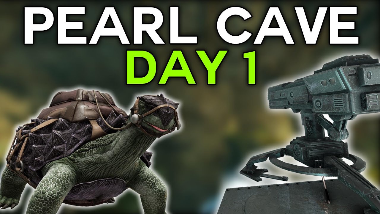 Online Raiding Center Pearl Cave Day 1 - ARK PvP - YouTube