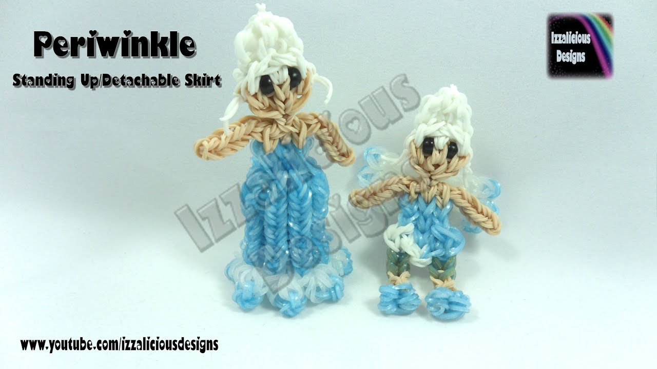 Rainbow Loom Periwinkle Fairy Action Figure/Charm © Izzalicious Designs ...