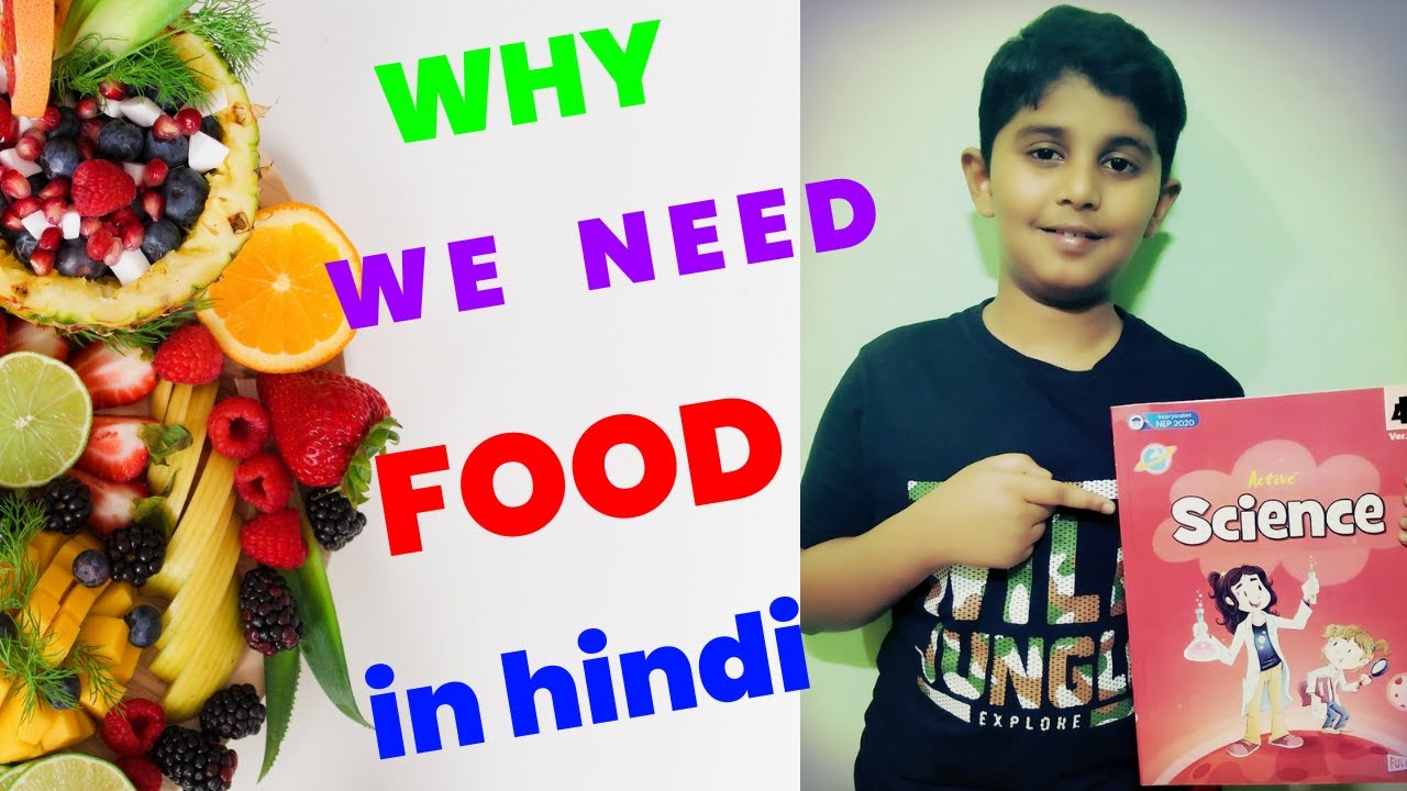 Why do we need food in hindi with english notes 4K - YouTube