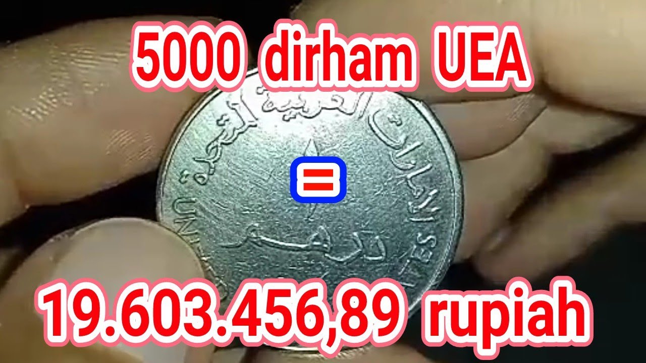 TERJAWAB! 5000 dirham berapa rupiah - YouTube