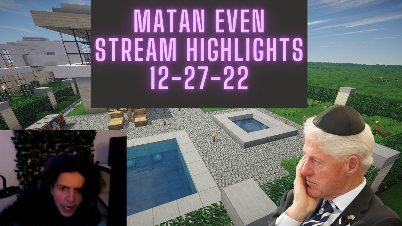 Matan Even (Bill Clinton Kid) LOSES HIS MIND While Playing Minecraft ...