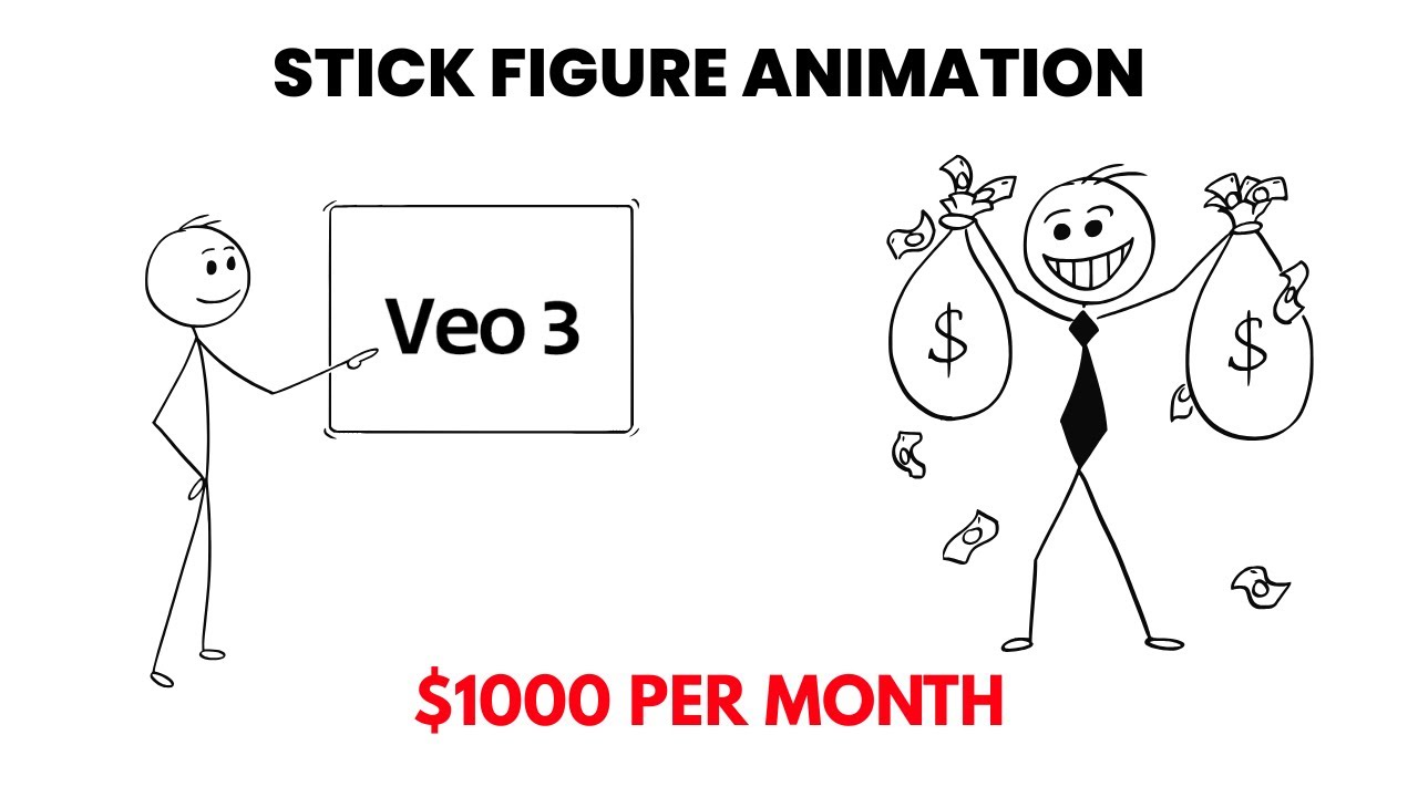 How to Make Stick Figure Animation with VEO 3 (Easy Tutorial for ...