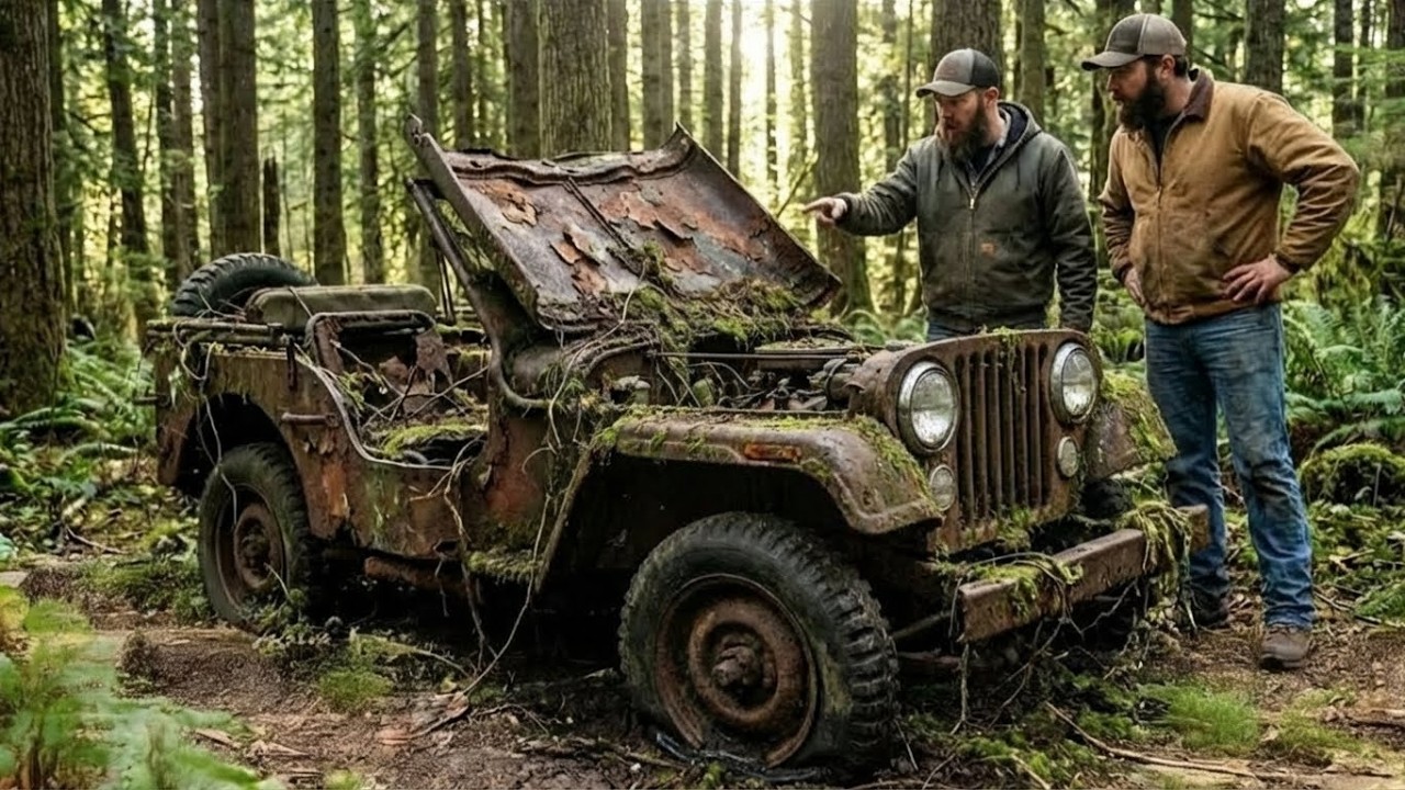 POV ASMR Restoration: Rescuing a Forgotten Jeep CJ-7 Abandoned in the ...