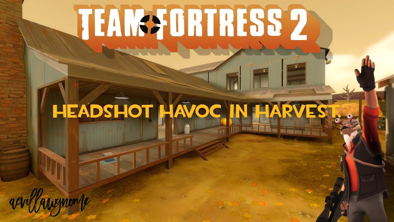 Headshot Havoc in Harvest (TF2 Sniper Gameplay) - YouTube