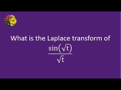 Finding Laplace transform using Maclaurin series (LT-6) - YouTube