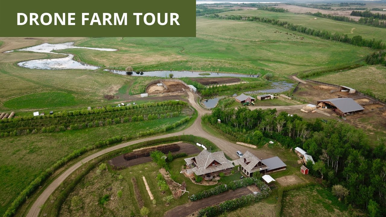 Drone Tour of Permaculture Farm - YouTube