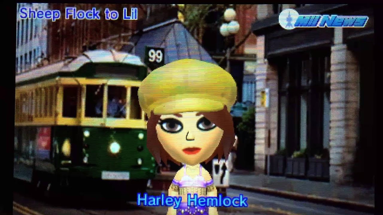 Sheep Flock to Lil | Mii News - YouTube