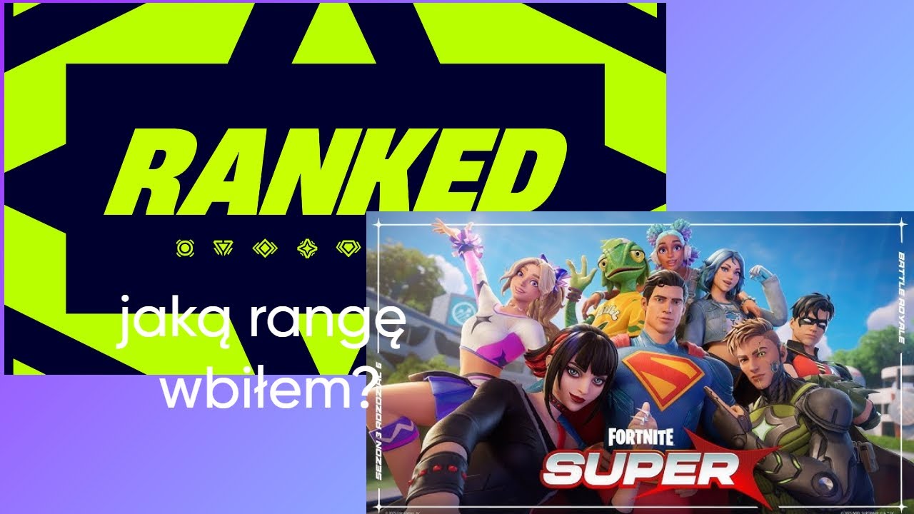 moja pierwsza gra na ranked battle royal w nowym sezonie - YouTube