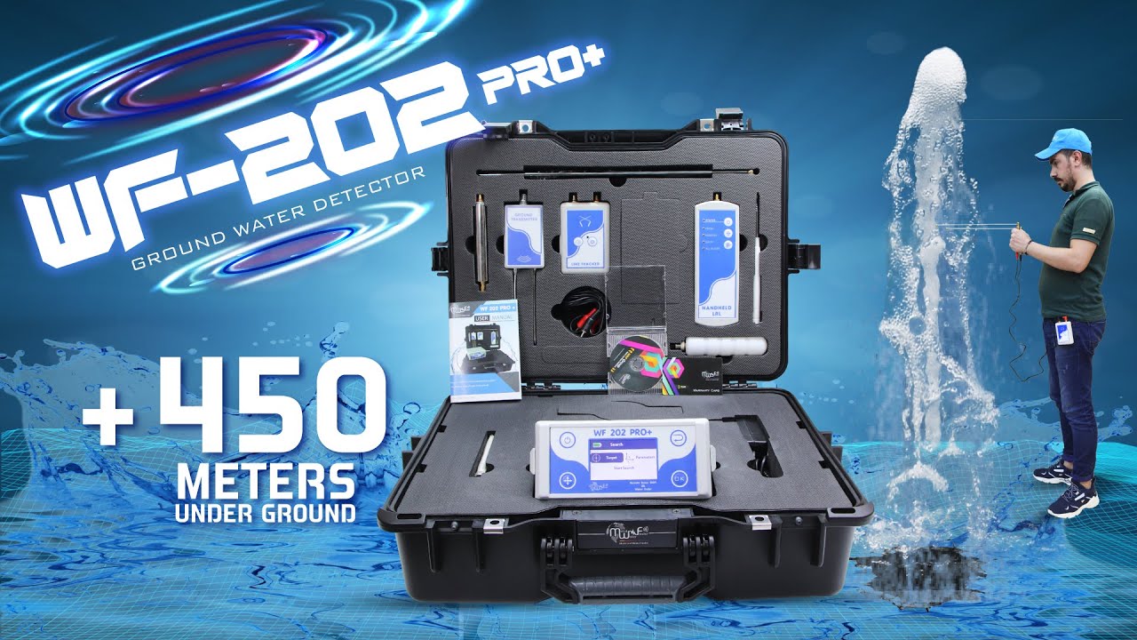 WF 202 PRO+ Long Range Water Tracker - Groundwater Detector - YouTube