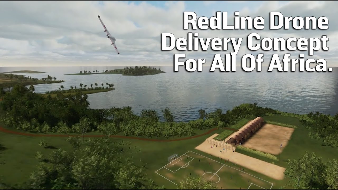 RedLine Drone Delivery Concept For All Of Africa - YouTube
