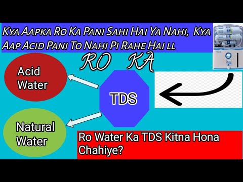 Ro Water Purifier Pani Ka TDS Kitna Hona Chahiye ll What should be ...