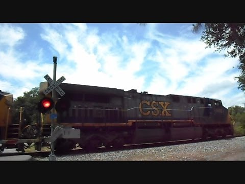 CSX Back To Back Trains - YouTube