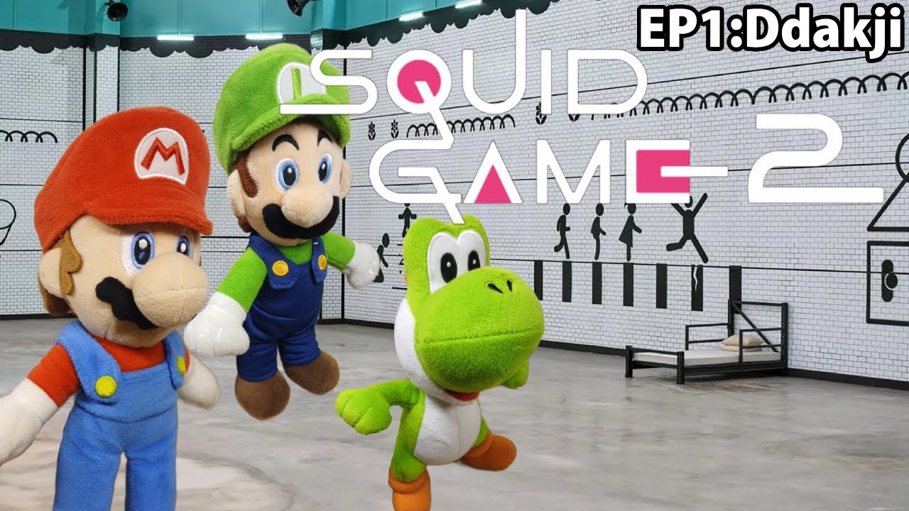 Mario Plush Verse: Squid Game S2:EP1 Ddakji! - YouTube