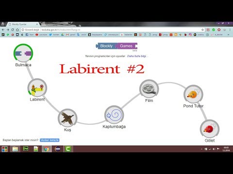 EBA Kodlama Cevapları - Blockly Games - Labirent 2