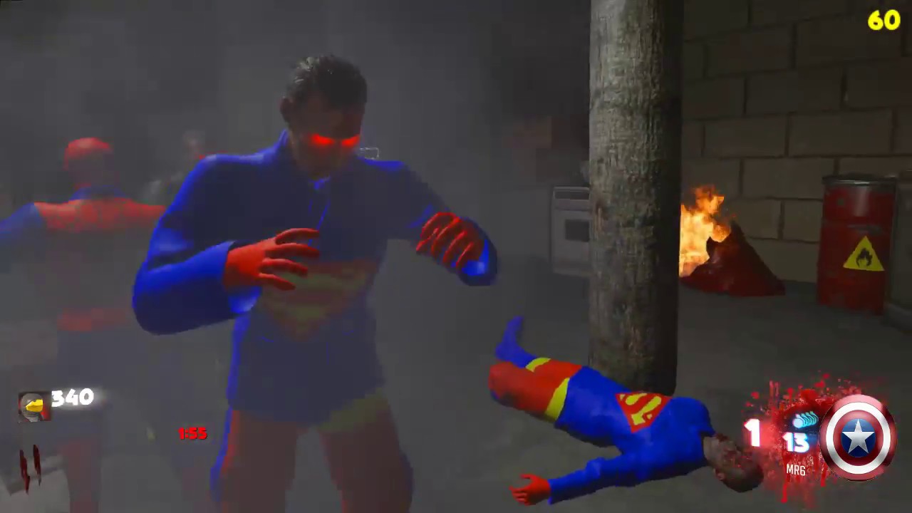 Call of Duty custom zombies super hero zombies map - YouTube