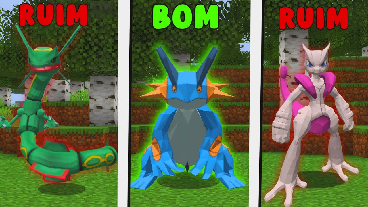 ESSE SÃO OS MELHORES POKÉMONS PARA SE TER NO SEU TIME NO PIXELMON - YouTube