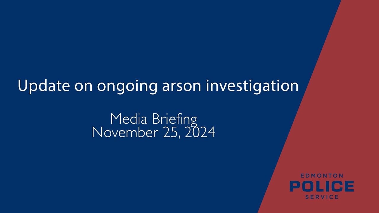 Media Availability Arson 2024 11 25 - YouTube