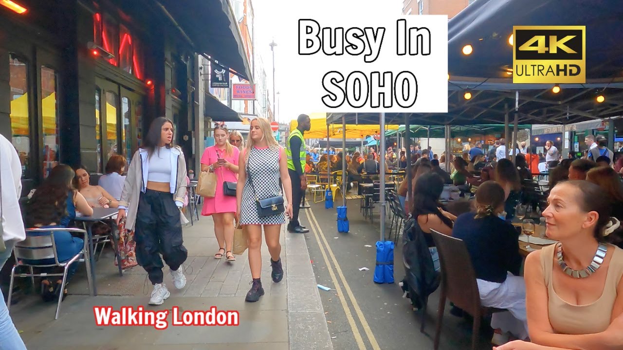 🇬🇧 Walking London - Busy Soho Saturday Night Walk [4K] *76 - YouTube