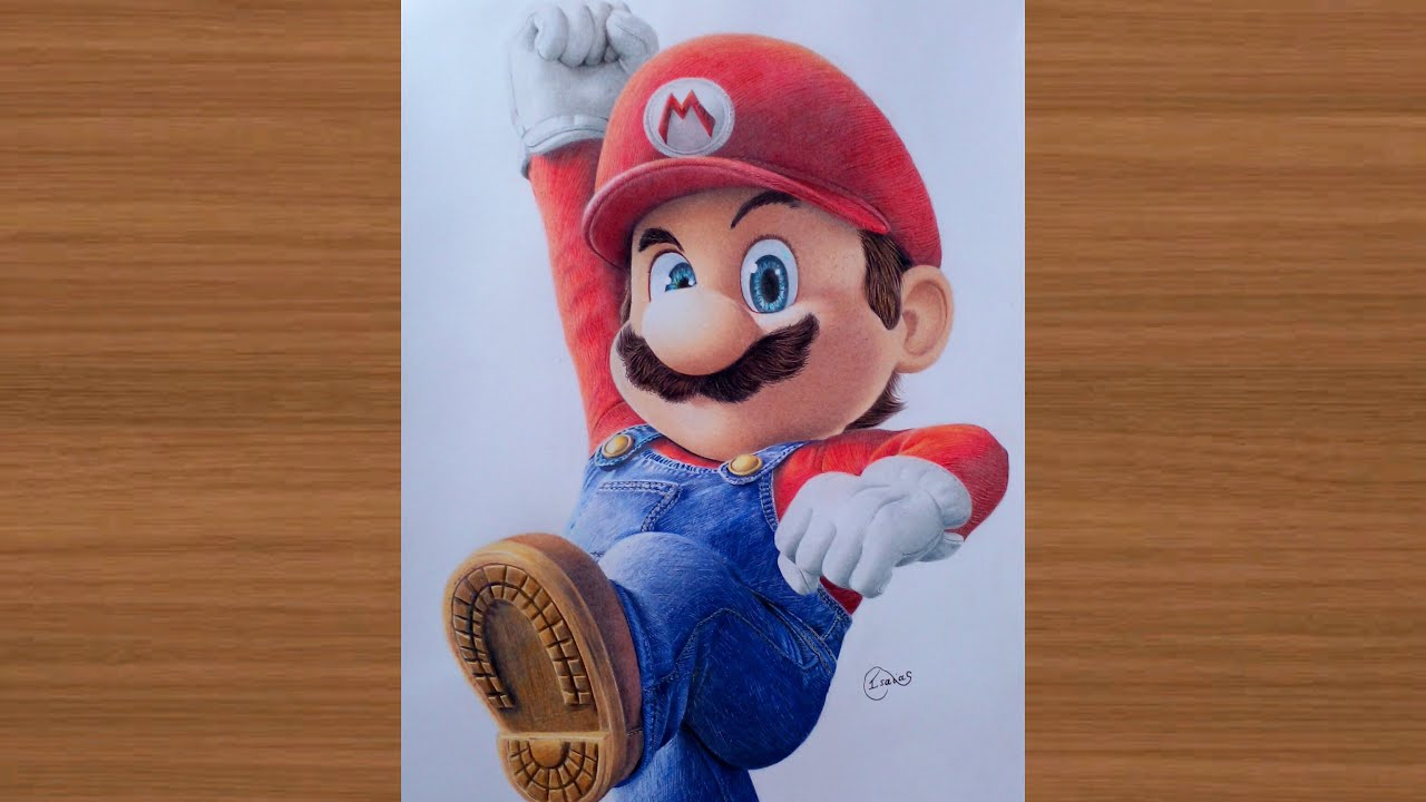 Desenhando Super Mario Bros - speed drawing | Isaias Silva - YouTube