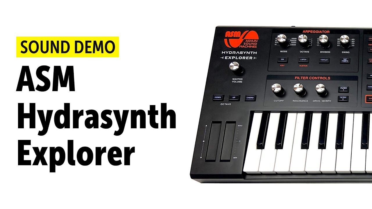 ASM Hydrasynth Explorer Sound Demo (no talking) - YouTube