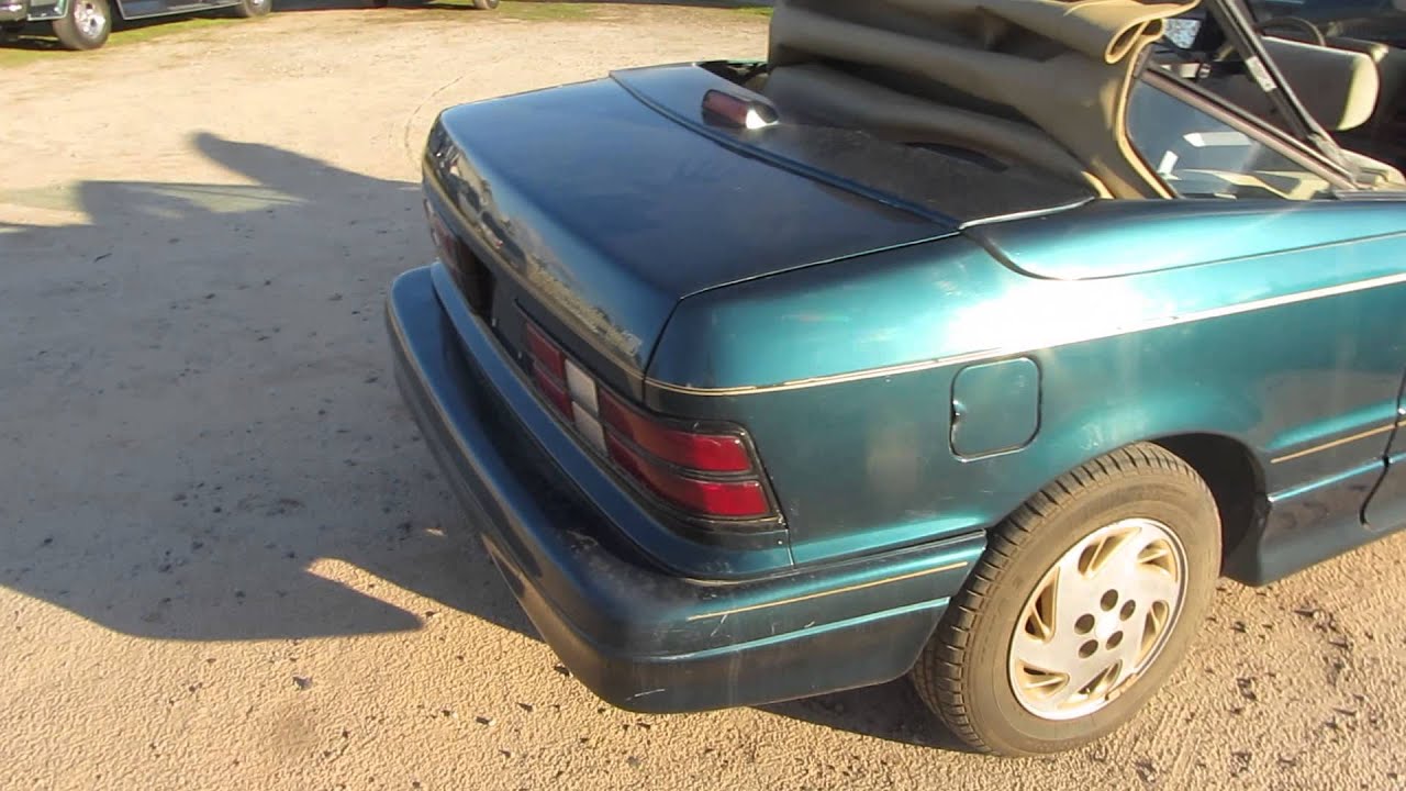 1992 Dodge Shadow - YouTube