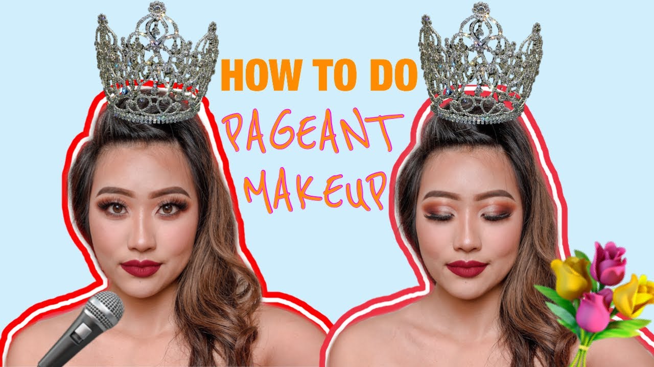HOW TO DO PAGEANT MAKEUP! + tea & pageant makeup tips - YouTube