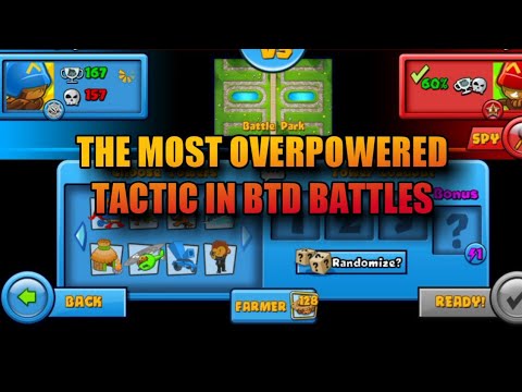 The most overpowered tactic ever in BTD Battles. (Cobra,bomb,mortar ...