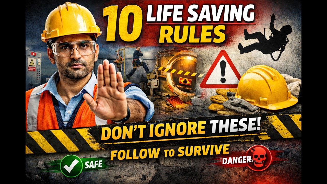 10 Life Saving Rules Every Worker Must Follow | Safety Training Video ...