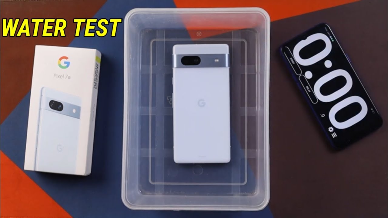 google pixel 7a water test || google pixel 7a waterproof test || pixel ...