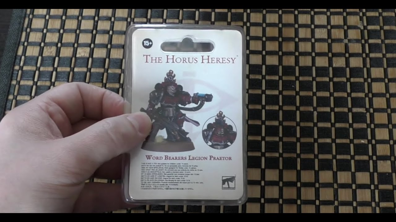 Word Bearers Praetor - Unboxing (HH) - YouTube