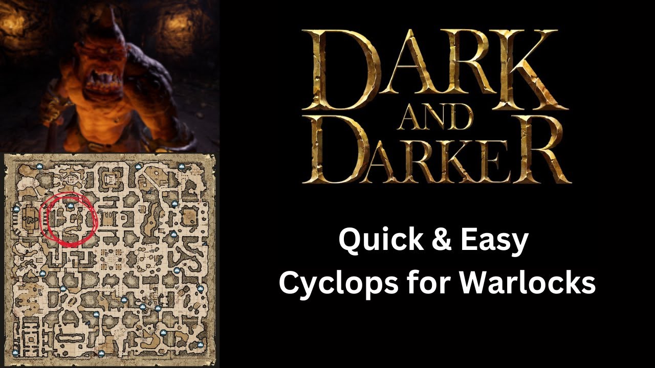 Super easy Cyclops with no kit Warlock | Dark and Darker - YouTube