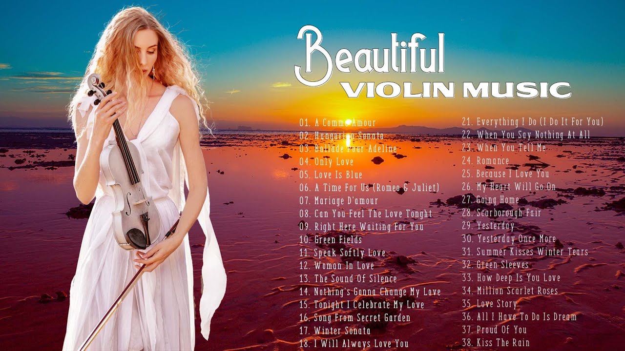 Top 50 Most Beautiful Romantic Violin Music for Soothing Relaxation ...
