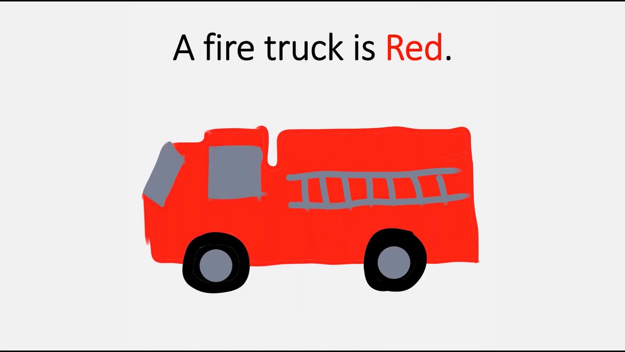 Things That Are Red/ The Color Red Book - YouTube