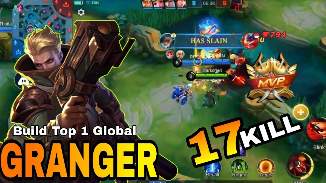 17 Kills!! Granger Perfect Build 2023 for a Solo player !! Build Top 1 ...