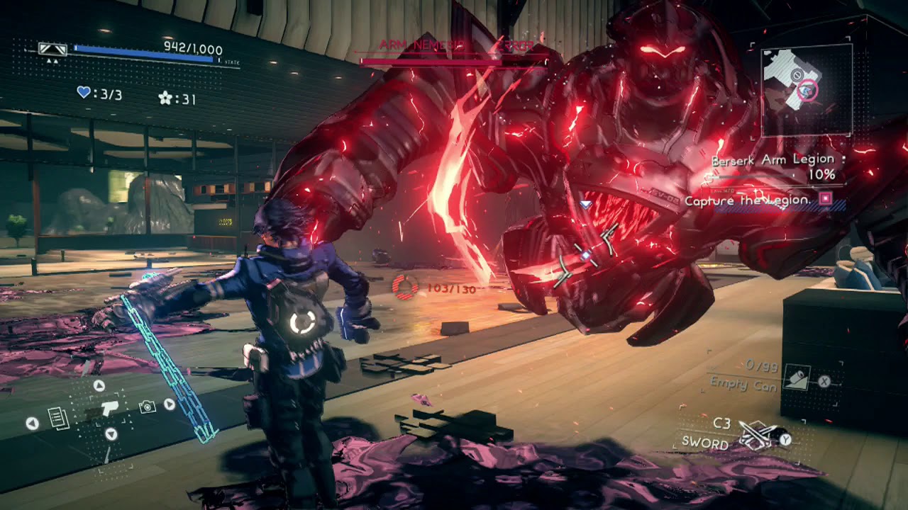 Astral Chain Boss 9 - Arm Nemesis - YouTube