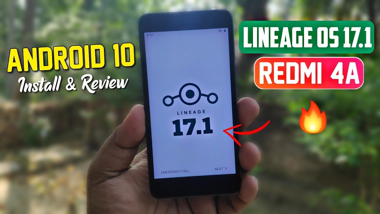 LineageOS 17.1 For Redmi 4a | Android 10 | Install & Review 🔥 - YouTube