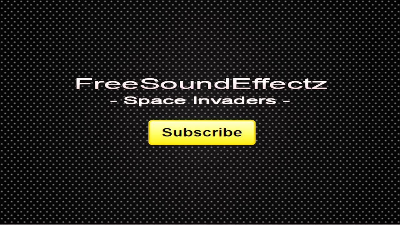 Space Invaders Sound Effect - YouTube