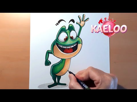 How to draw Kaeloo - YouTube