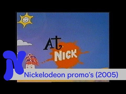 Nickelodeon promo's (o.a. At Nick) (2005) - YouTube