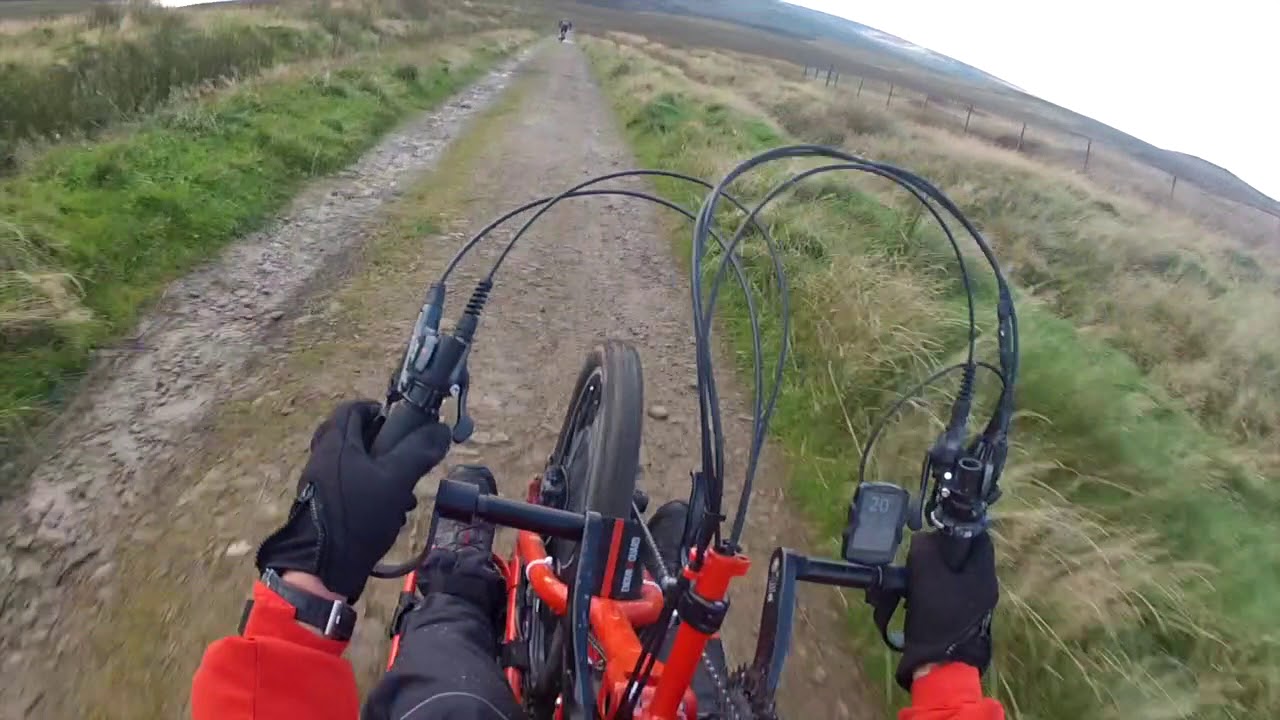 Wessenden Head on a Lasher ATH FS Hand bike 16th Sept 17 - YouTube