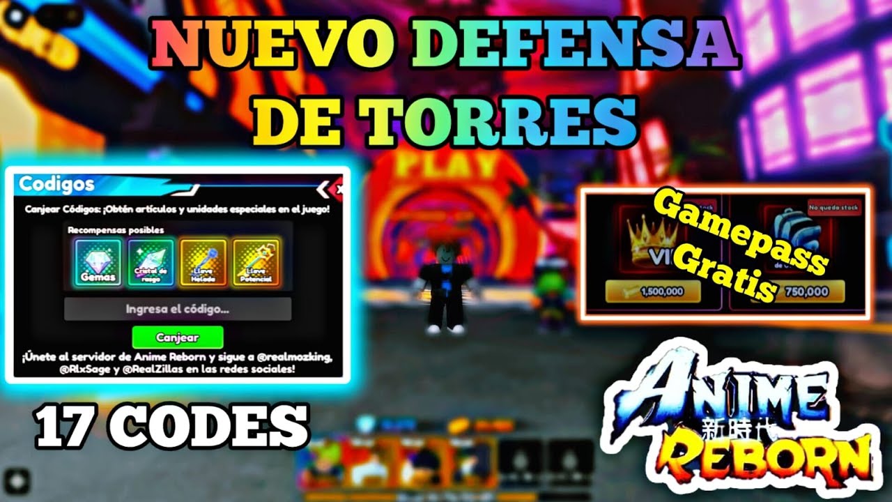 🔥 NUEVO DEFENSA DE TORRES | ANIME REBORN | ROBLOX - YouTube