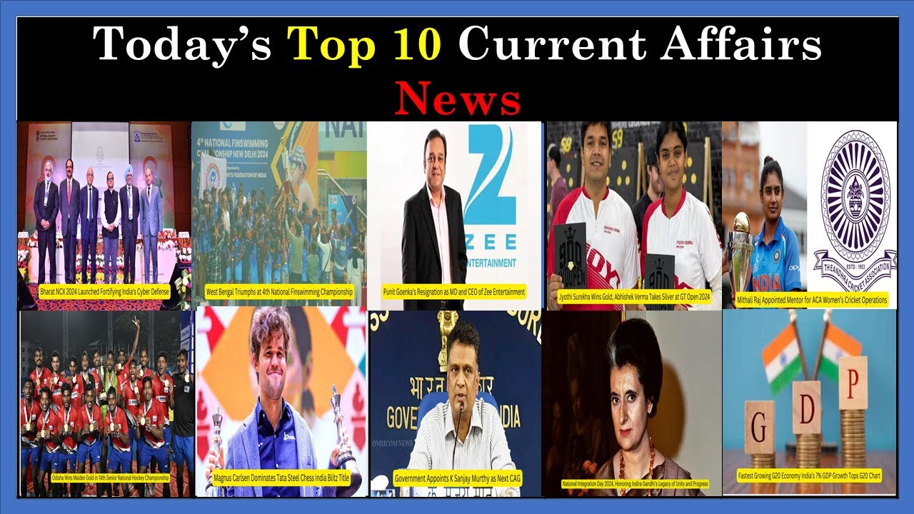 Today Top 10 Current Affairs News | Today Important Current Affairs ...