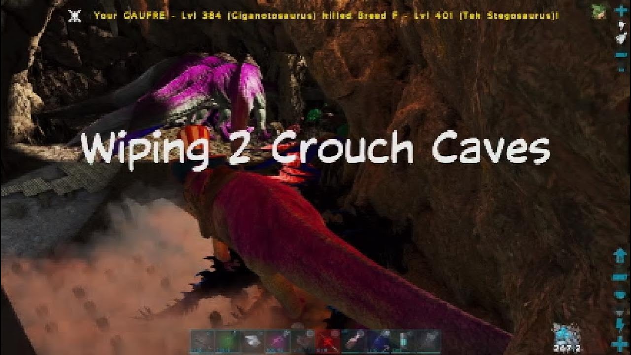 Wiping 2 Crouch Caves | TakeOver | Ark Smalltribes Ps5 - YouTube