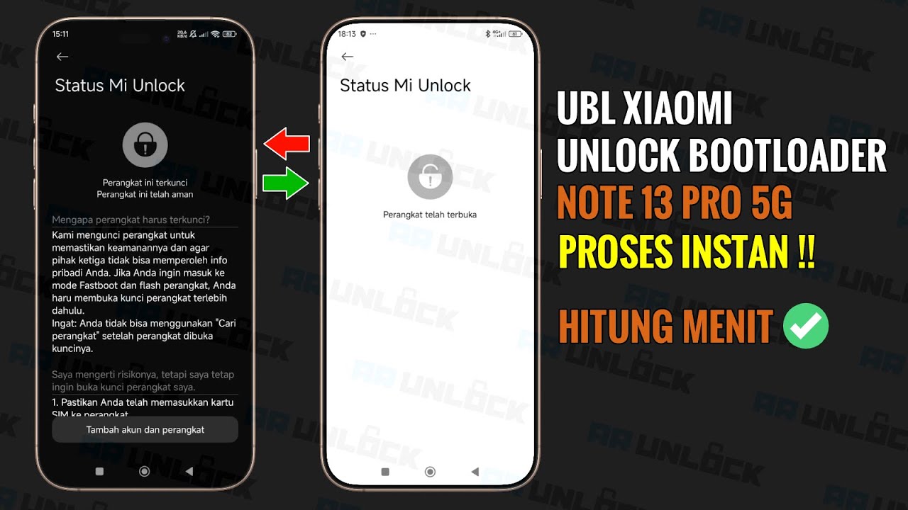 UBL XIAOMI NOTE 13 PRO | unlock bootloader INSTAN !! redmi note 13 pro ( support semua hp xiaomi ...