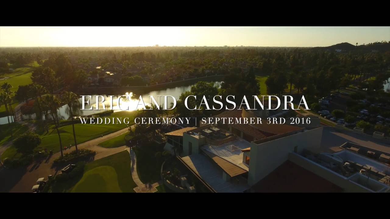 Cassandra and Eric Wedding Ceremony at Tustin Ranch Golf Club by Zaw ...