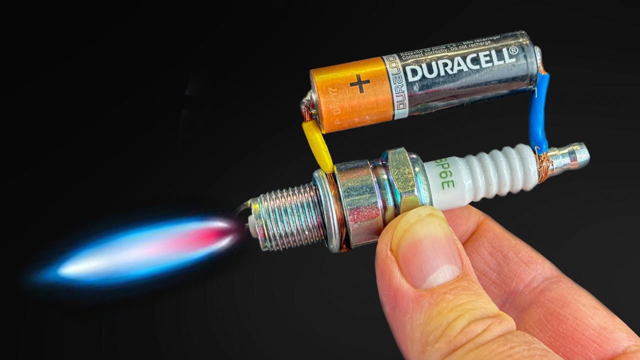 How to make a simple welding machine from spark plugs at home! An idea ...